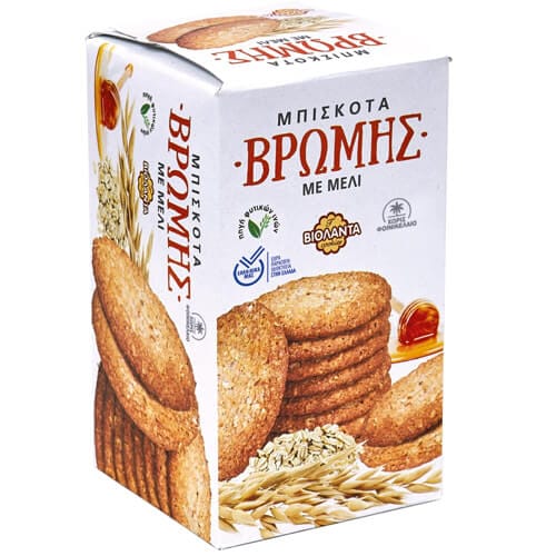 Violanta Greek Cookies Oatmeal & Honey | Greek Bazaar UK